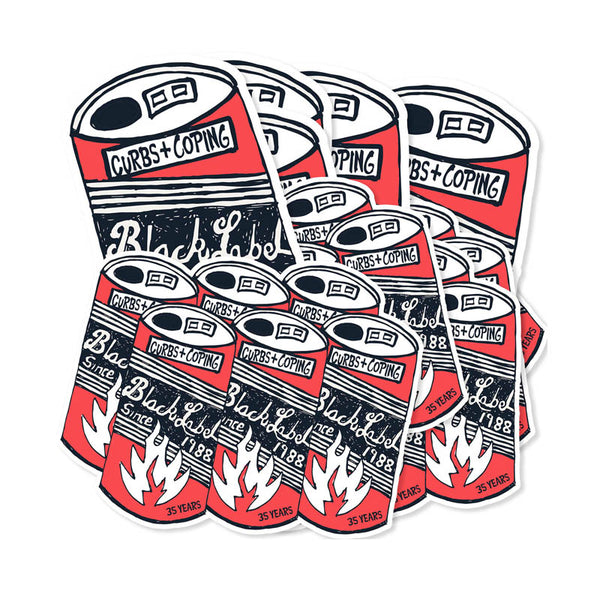 Black Label Sticker 35 Years – Ripride Skateshop