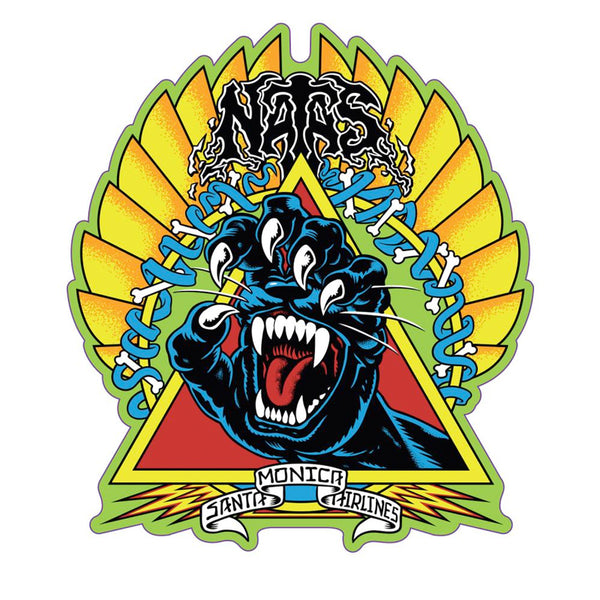 Santa Cruz SMA Natas Screaming Panther Sticker – Ripride Skateshop